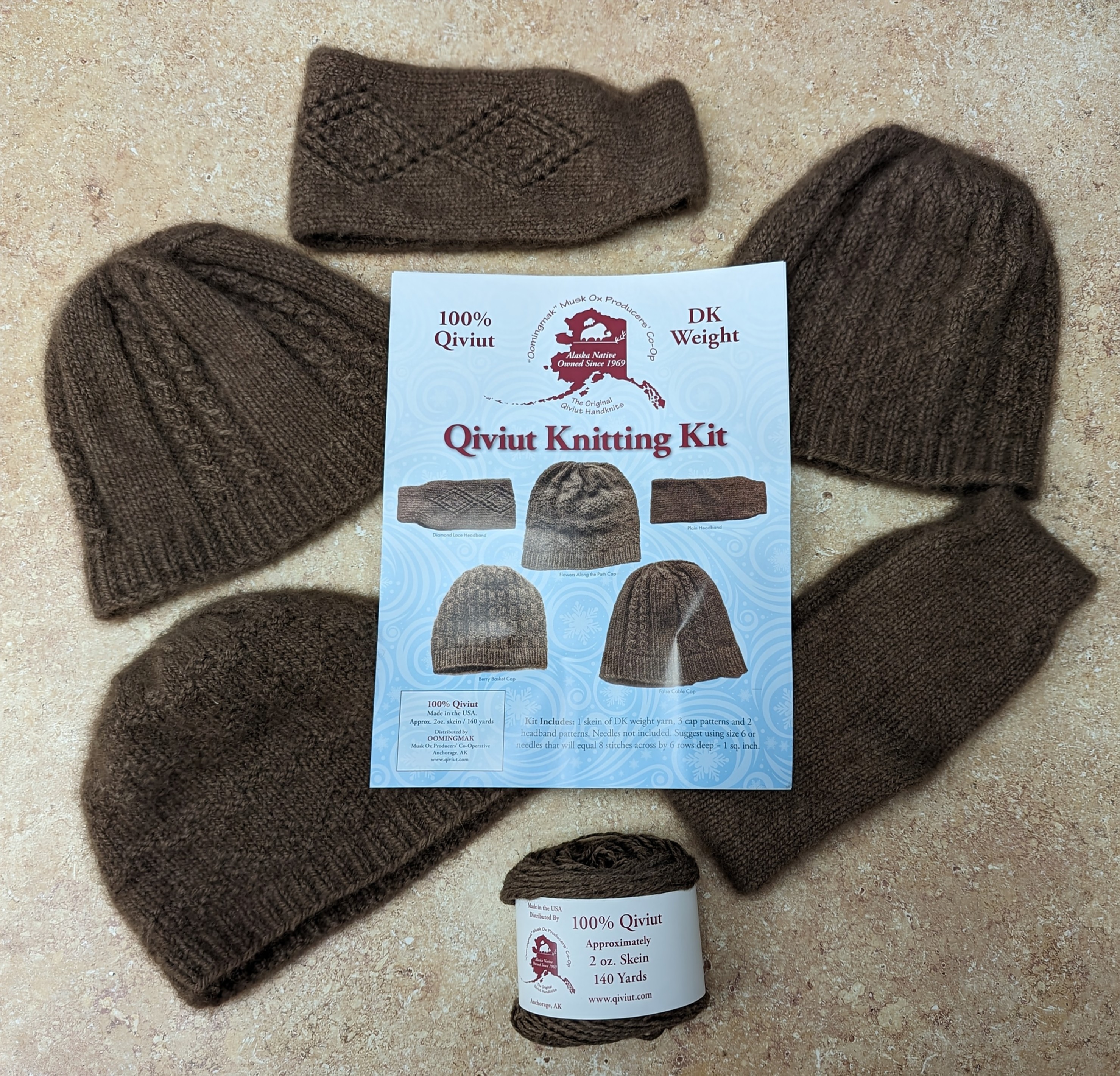 Oomingmak - Gifts & Misc - Alaskan Qiviut Handknits
